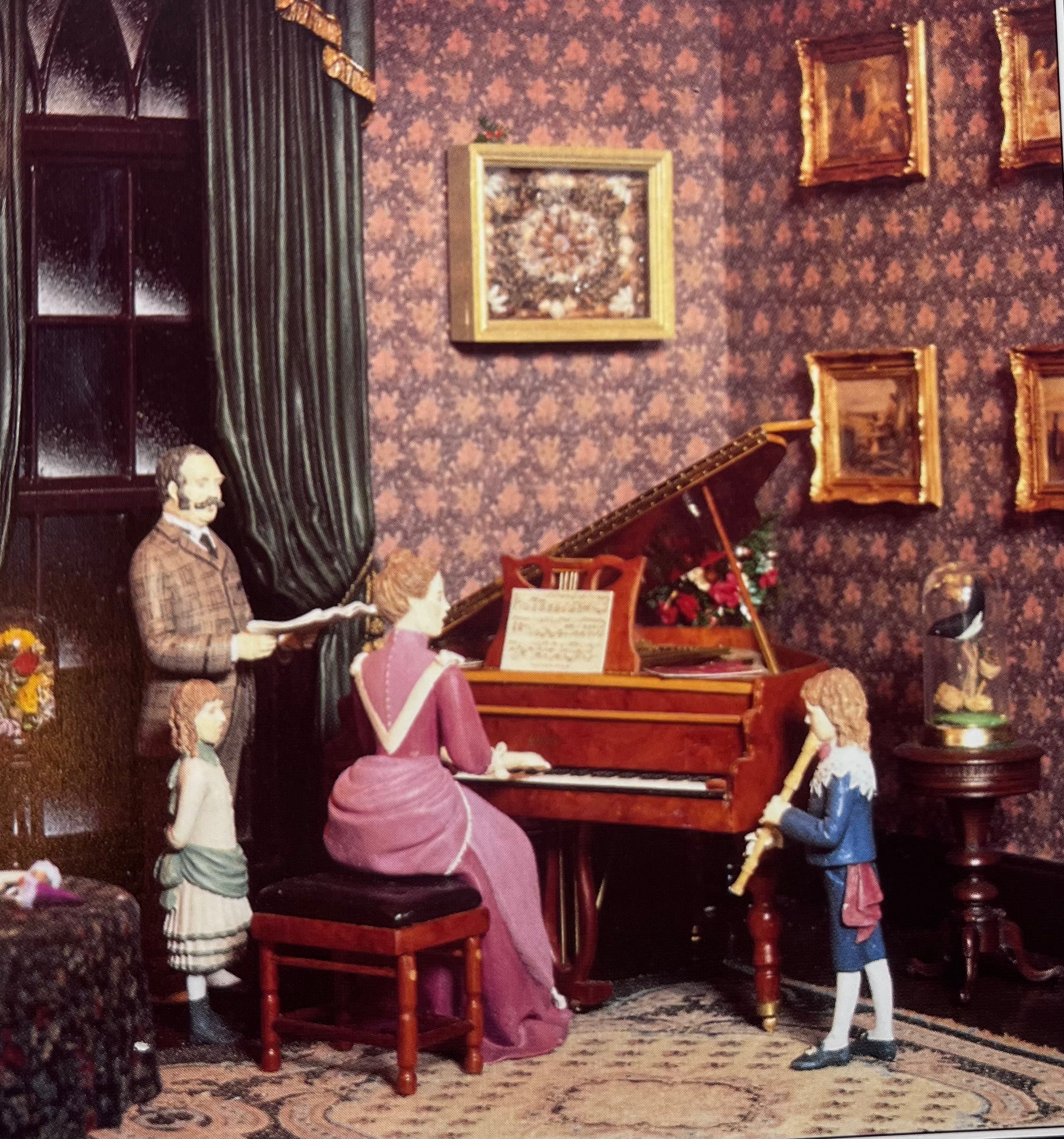 Music & Games room – Sandra’s Miniatures